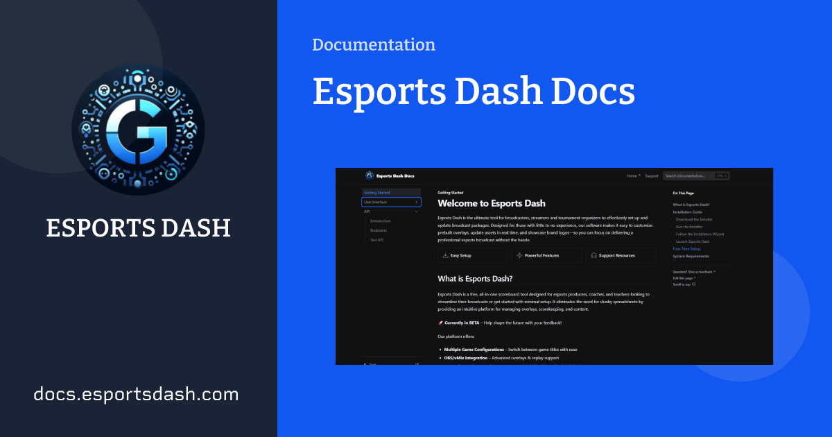 Installing Game Configurations | EsportsDash Docs